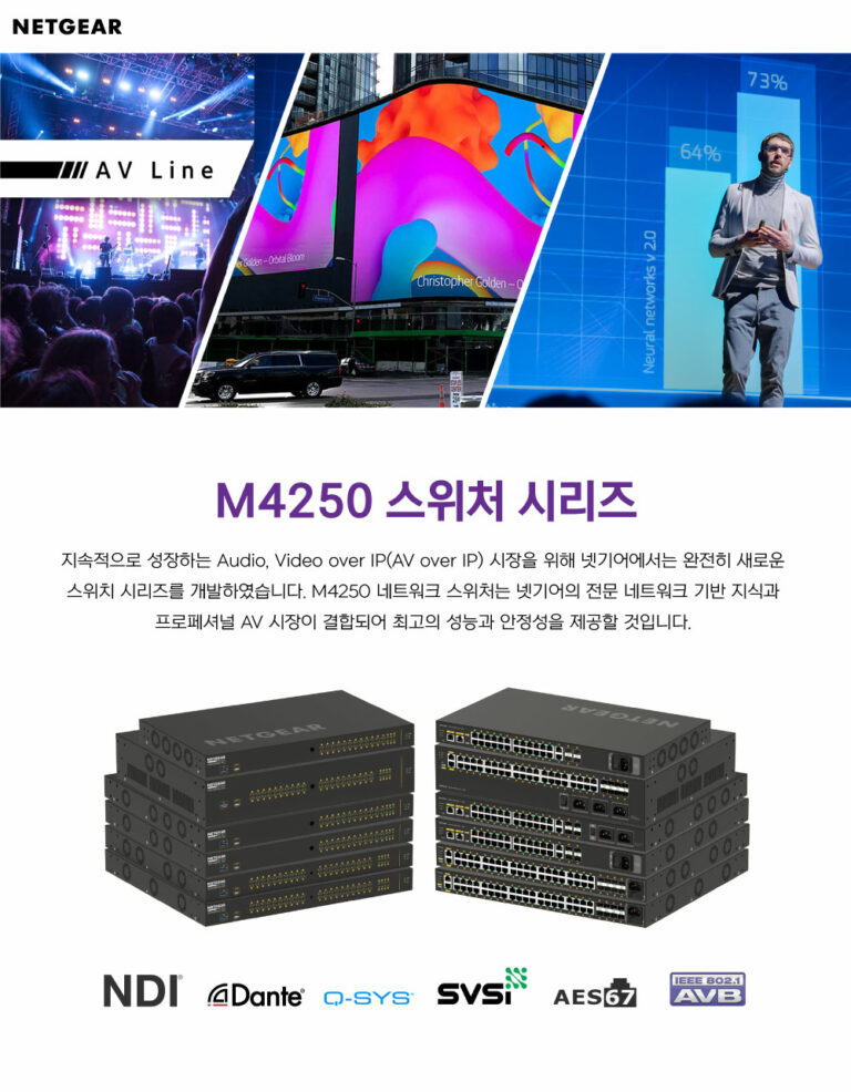 NETGEAR M4250 AV라인 – DVNEST